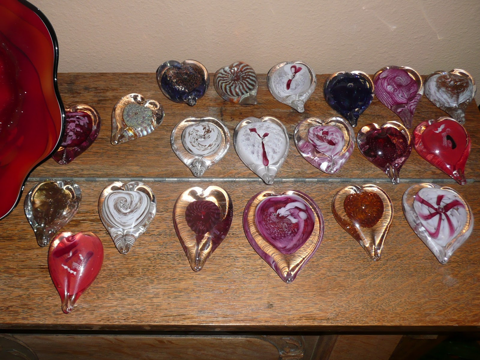 Blown Glass by Brad Burzynski at Carmilia’s – West Seattle Art Walk