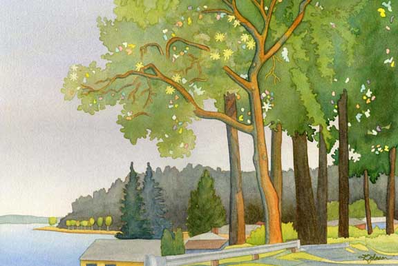 Kathy Johnson at Kim Tingley Windermere – West Seattle Art Walk