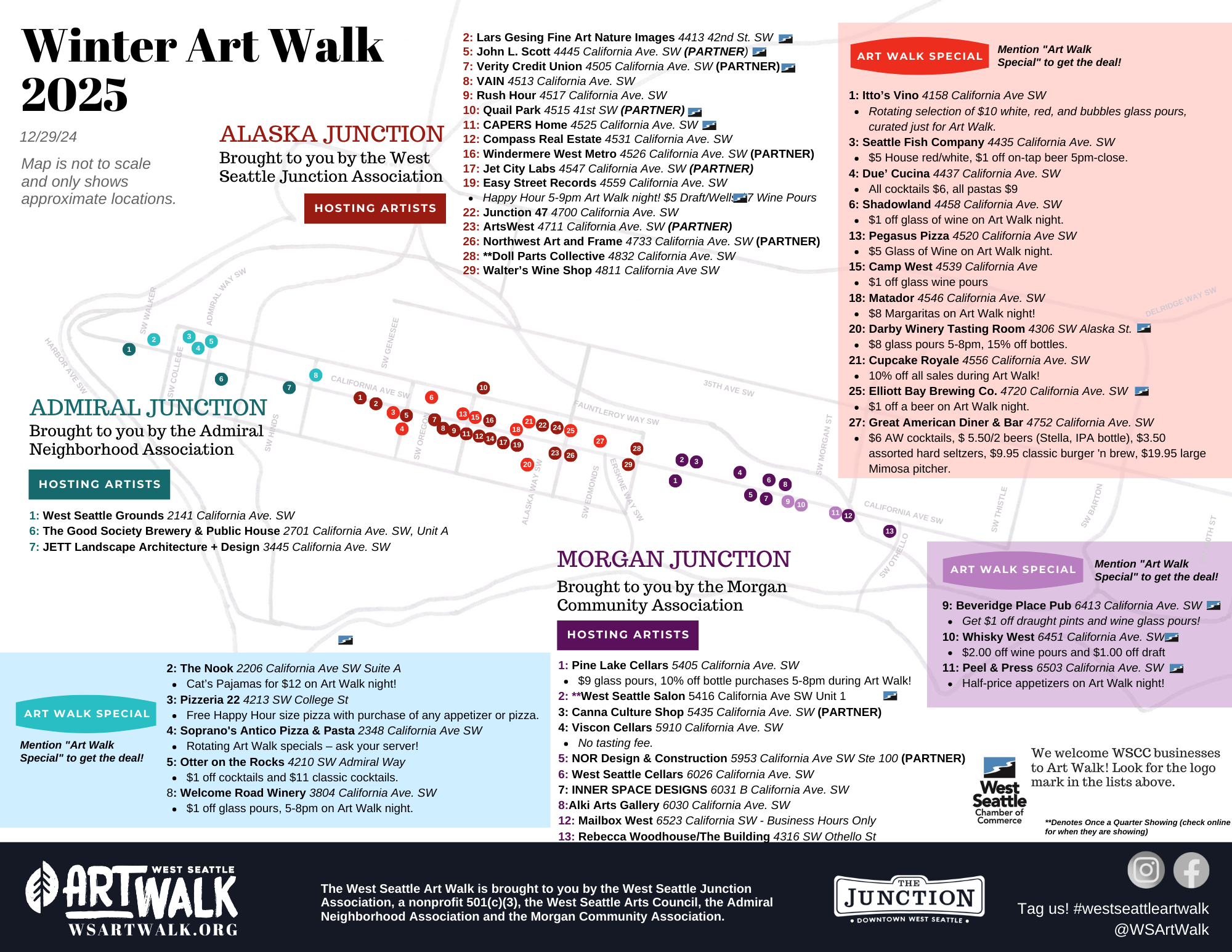 WS Art Walk Map – West Seattle Art Walk