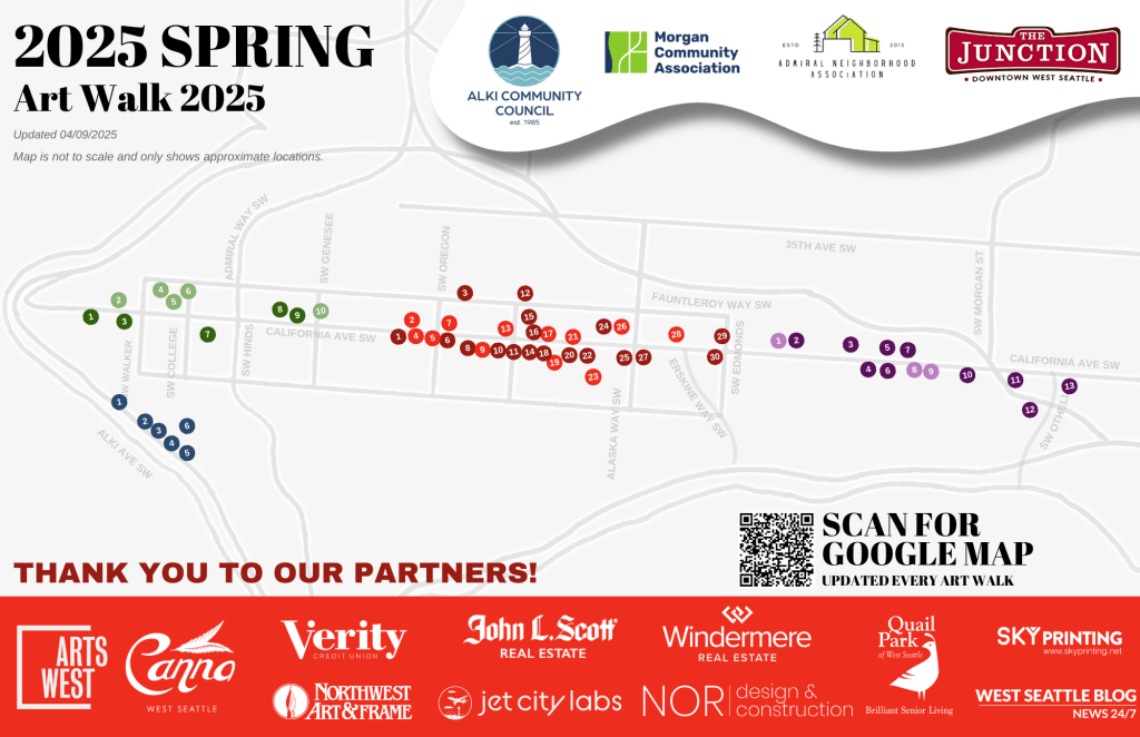 WS Art Walk Map – West Seattle Art Walk